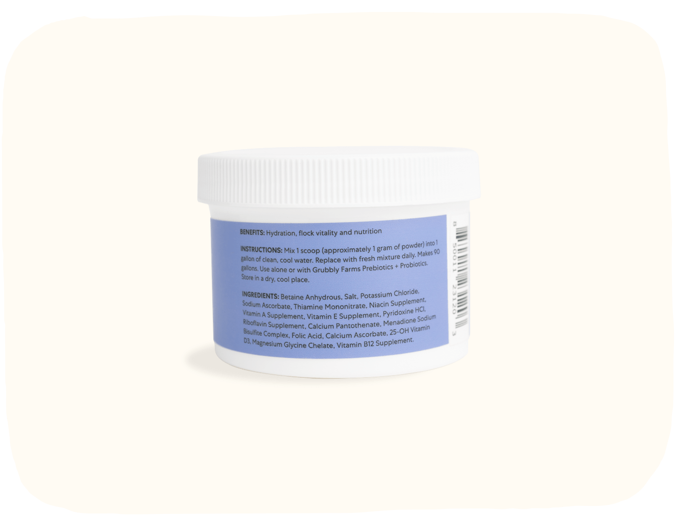 Chicken Vitamin & Electrolyte Supplement (Water Additive) | Grubbly Farms