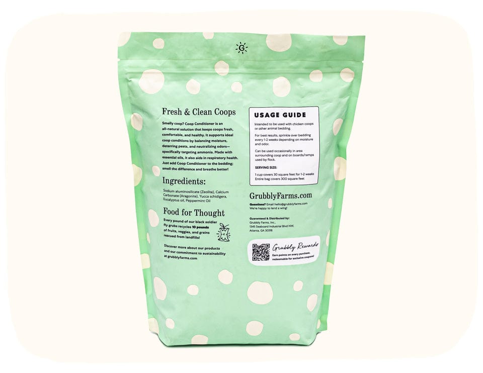 Coop Conditioner: Chicken Coop Odor Eliminator | Grubbly Farms