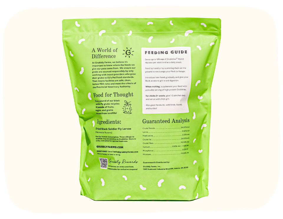 Grubblies: Dried Grubs for Chickens | High Protein Chicken Treats